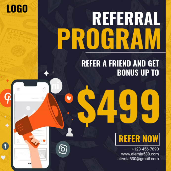 Referral program Template | PosterMyWall
