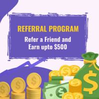 Referral program template | PosterMyWall