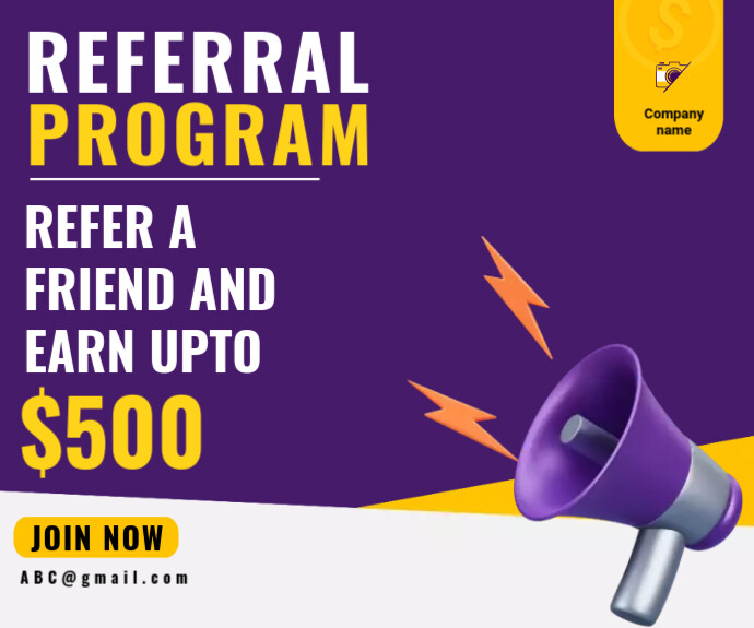 Referral program Template | PosterMyWall