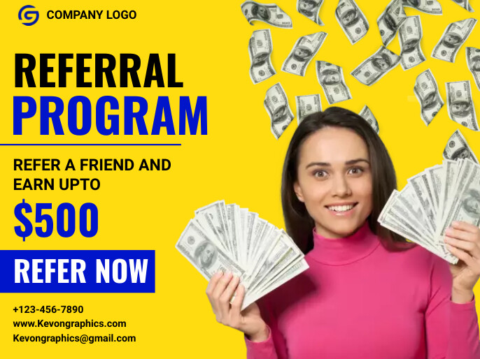 Copy of Referral program Template | PosterMyWall