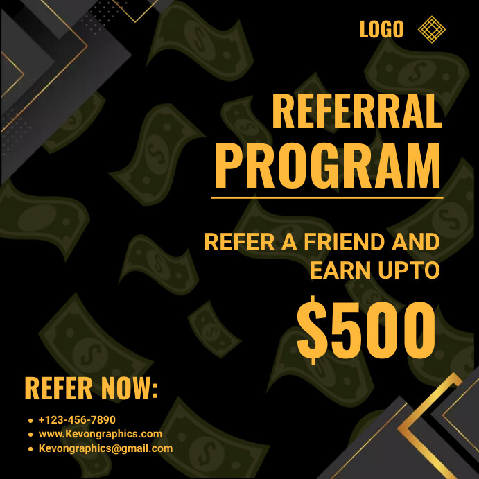 Referral program template | PosterMyWall