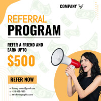 Referral program flyer template | PosterMyWall