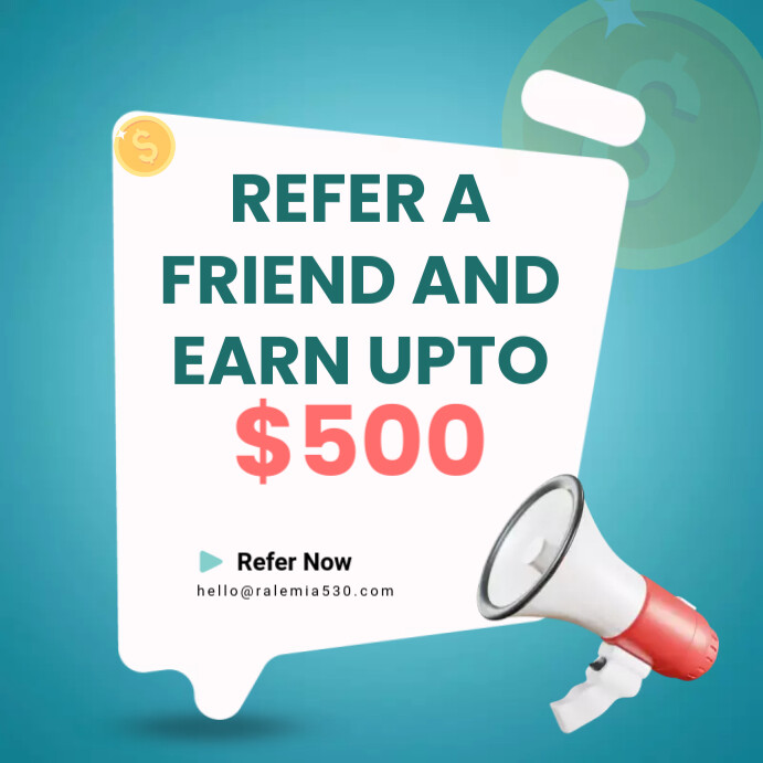 Referral program Template | PosterMyWall