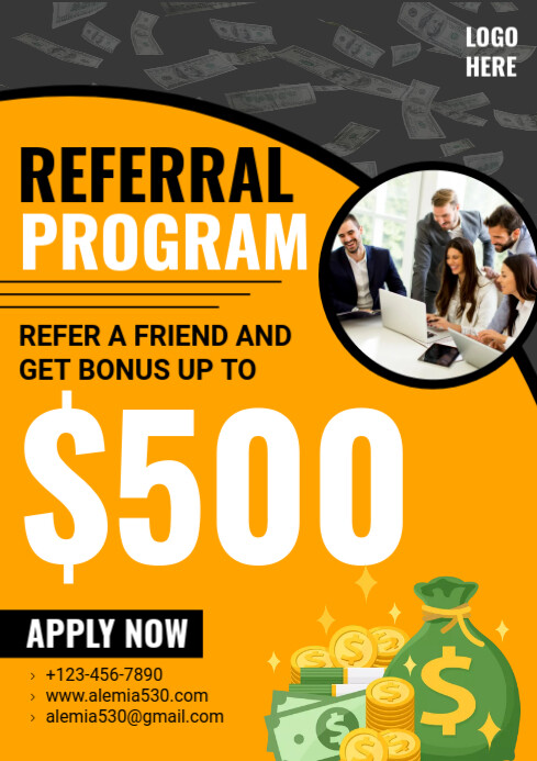 Referral program Template | PosterMyWall