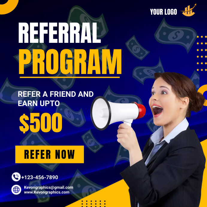 Referral program Template | PosterMyWall