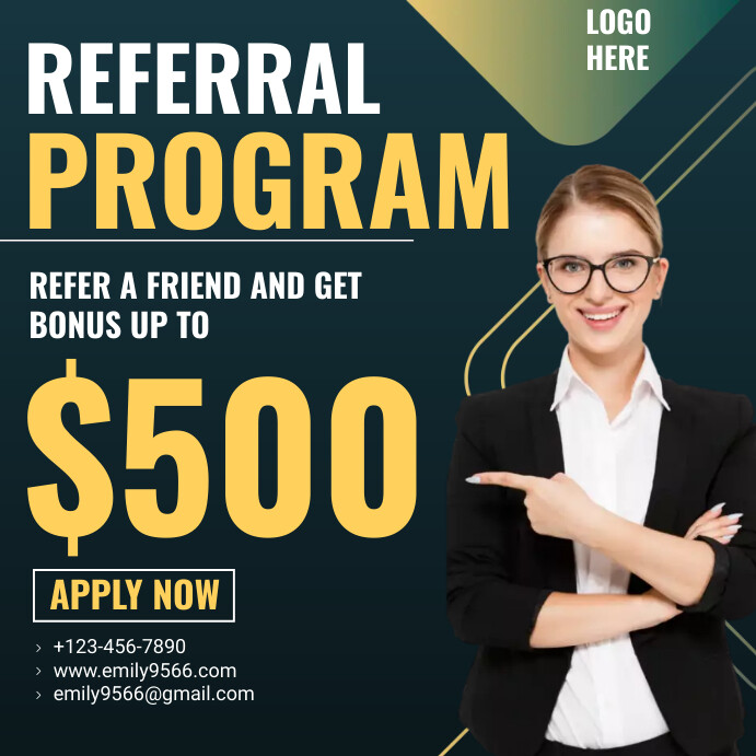 Referral program Template | PosterMyWall