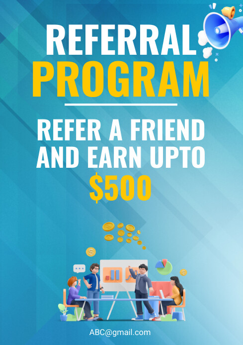 Referral program Template | PosterMyWall