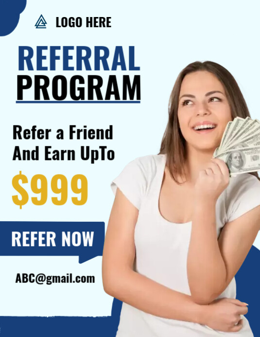 Referral program template | PosterMyWall