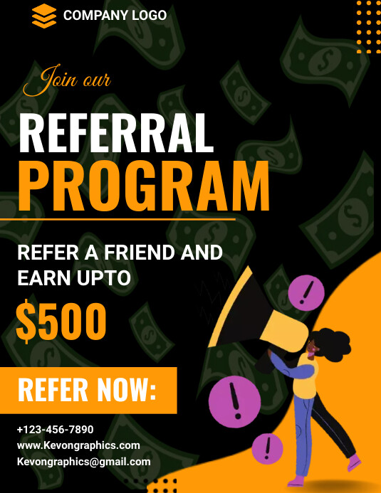 Referral program Template | PosterMyWall