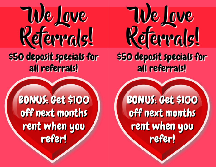 Referral Promotion Apartments Template | PosterMyWall