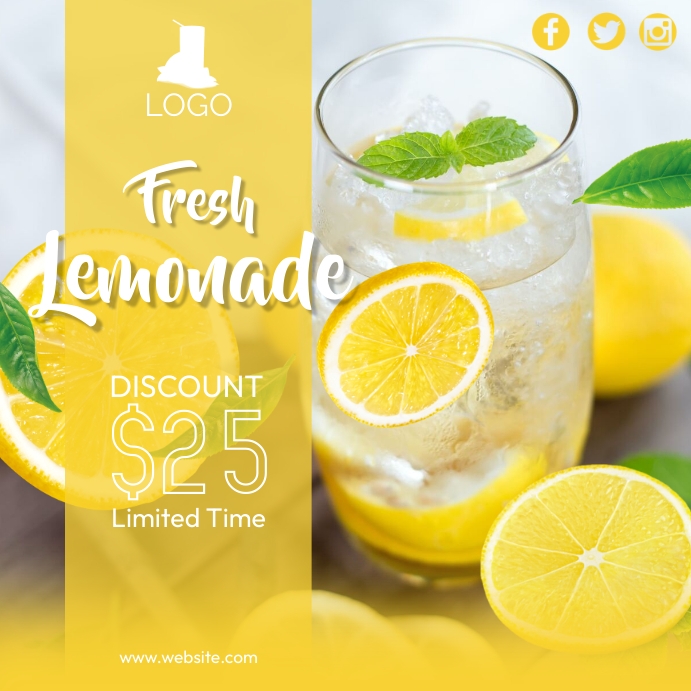 Refreshing Juice Template Ads (1) | PosterMyWall