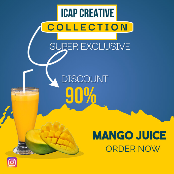 Refreshing Summer Drinks flyer design templat Template | PosterMyWall