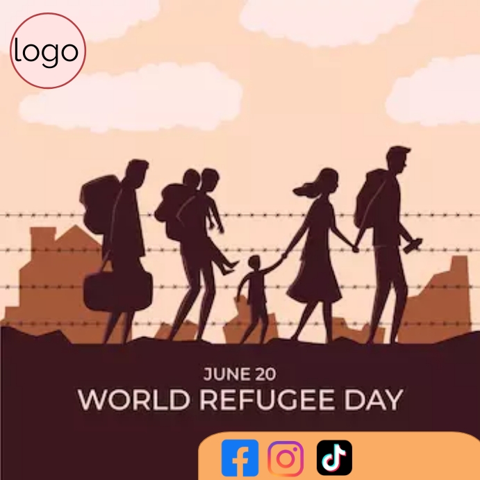 Refugee day Template | PosterMyWall