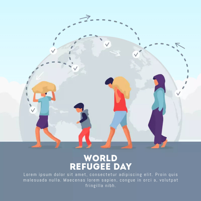 refugee day Template | PosterMyWall