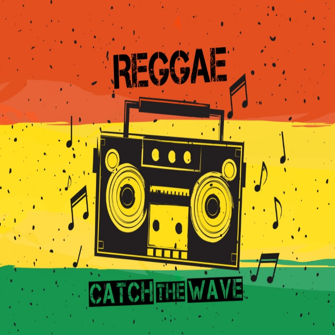 Reggae background design flyer Template | PosterMyWall