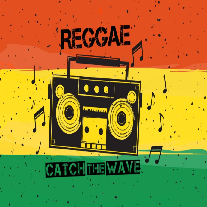 Reggae background design flyer Template | PosterMyWall