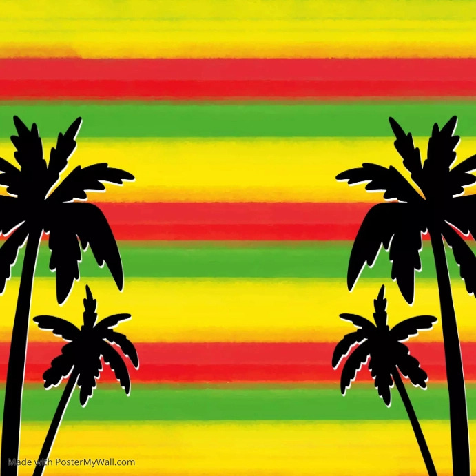 Reggae background design flyer Template | PosterMyWall