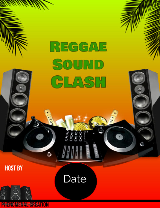 Copy of Reggae clash | PosterMyWall