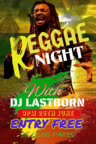 reggae night posters Template | PosterMyWall