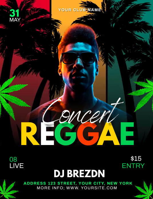 REGGAE Template | PosterMyWall