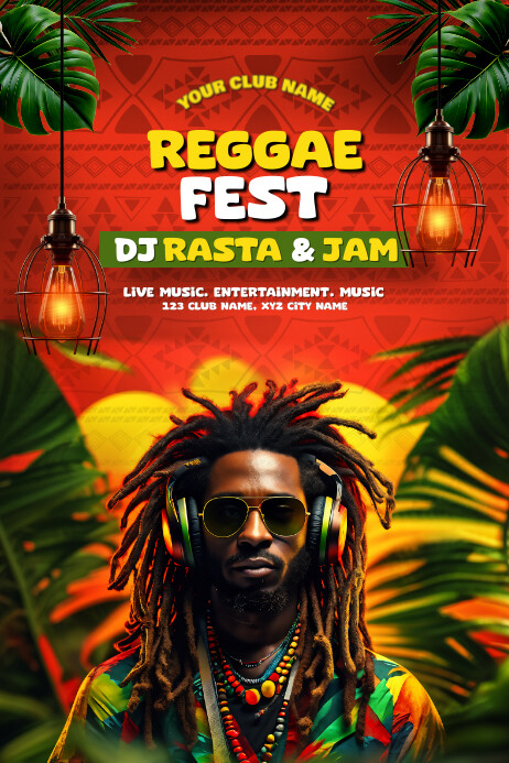 reggae festival Template | PosterMyWall