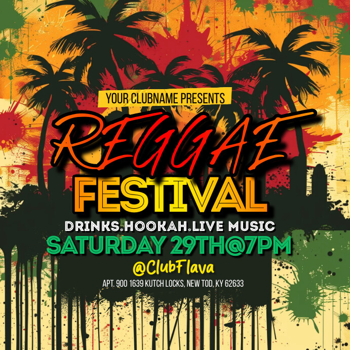 Copy of Reggae Festival | PosterMyWall