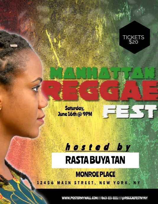 Reggae Festival Flyer Templates | PosterMyWall