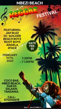 reggae festival Template | PosterMyWall