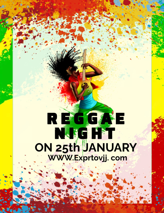 REGGAE NIGHT Template | PosterMyWall
