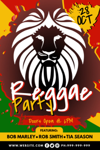 Reggae Night Template | PosterMyWall