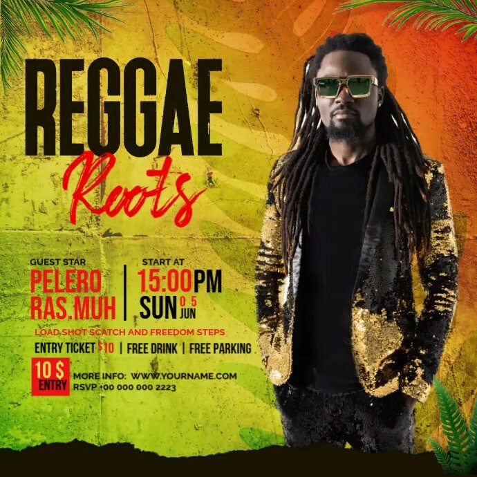 Plantilla de Reggae Party | PosterMyWall