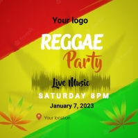 Reggae party flyer Template | PosterMyWall