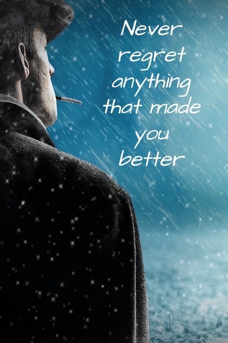 Regret Template | PosterMyWall