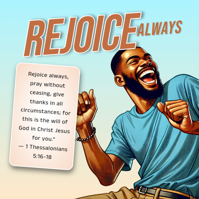 Plantilla de Rejoice | PosterMyWall