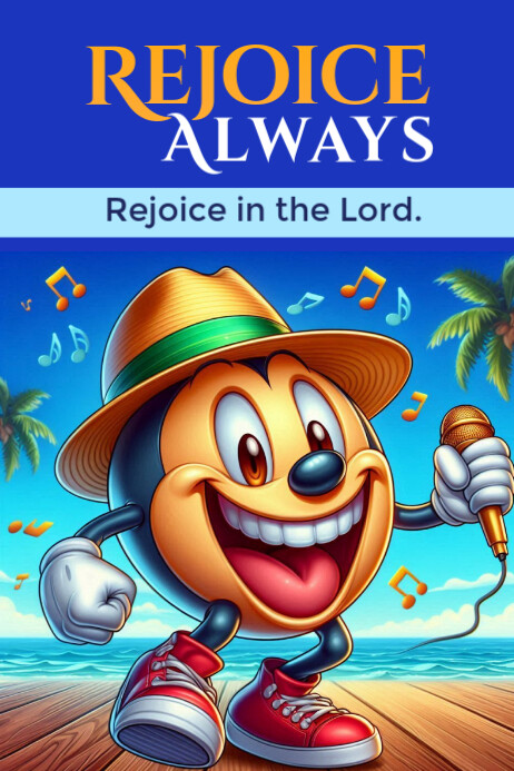 Copy of Rejoice | PosterMyWall