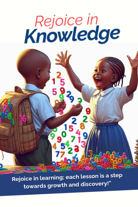 Rejoice in learning Template | PosterMyWall