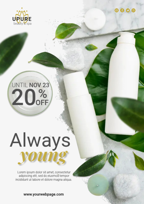 Rejuvenation Beauty Spa Template | PosterMyWall