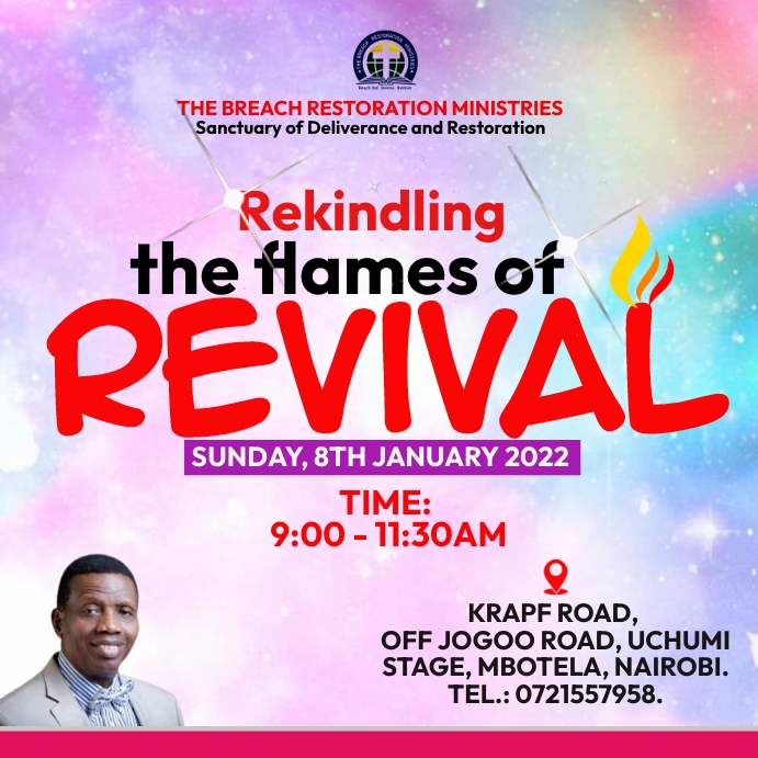 rekindling the flame of revival (1) Template | PosterMyWall