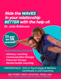 RELATIONSHIP COACHING SERVICES FLYER Template | PosterMyWall