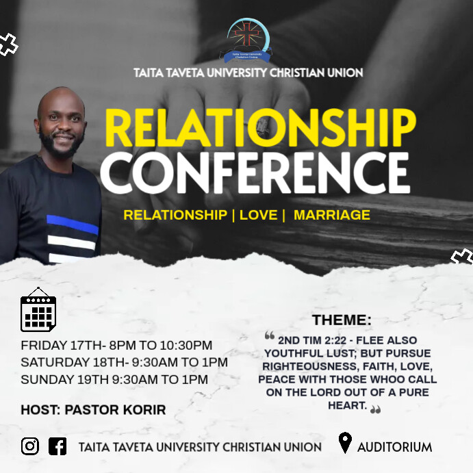 Copy of RELATIONSHIP CONFERENCE | PosterMyWall