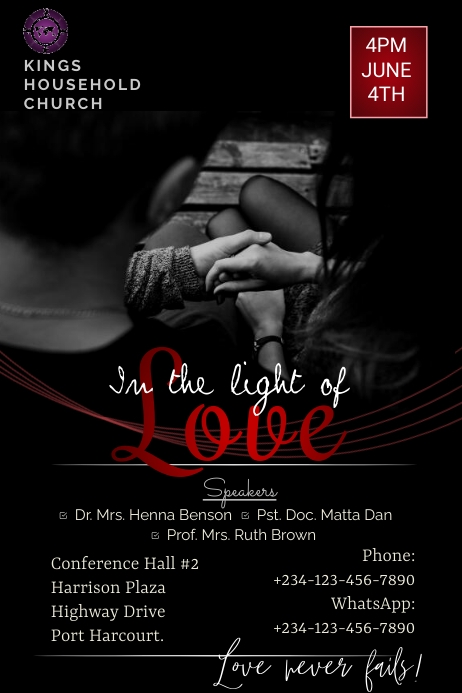 Relationship conference Template | PosterMyWall