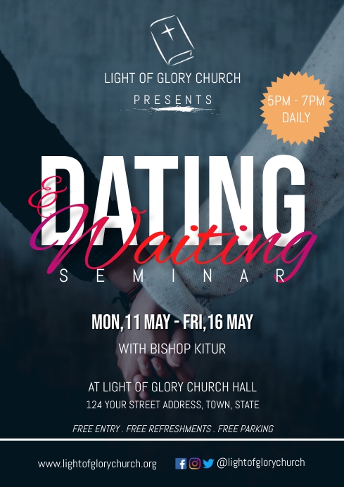 RELATIONSHIP CONFERENCE POSTER Template | PosterMyWall