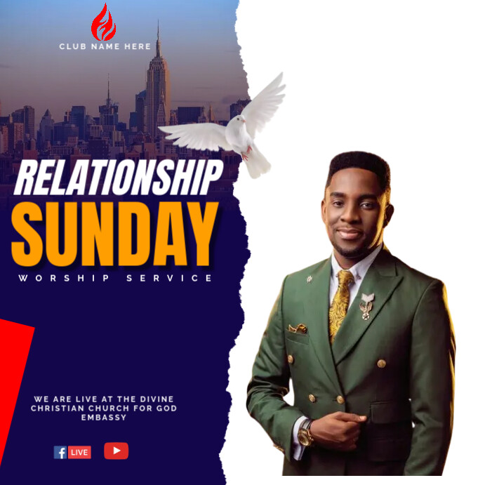 relationship sunday Template | PosterMyWall