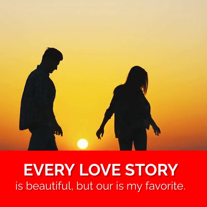 Relationship Valentine's day quote Video (1) Template | PosterMyWall