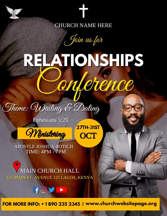 Plantilla de Póster de Relaciones | PosterMyWall