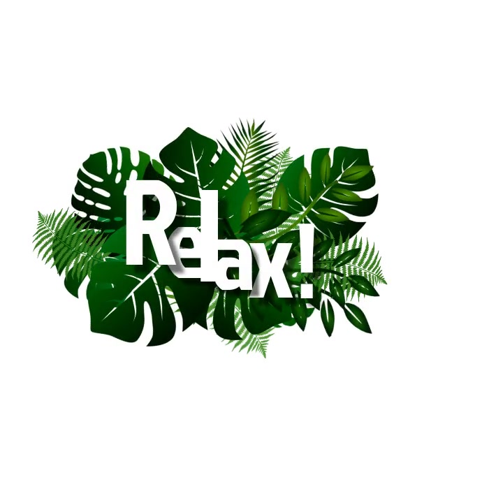 Relax Animated Leaves Inspiration Template | PosterMyWall