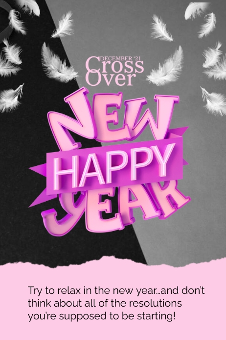 Relax New Year 2022 Template | PosterMyWall