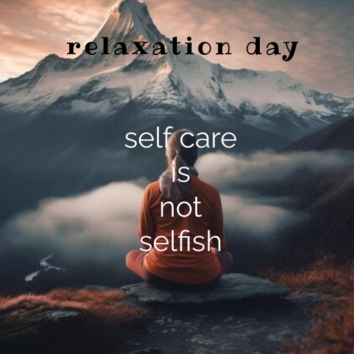 Relaxation day Template | PosterMyWall