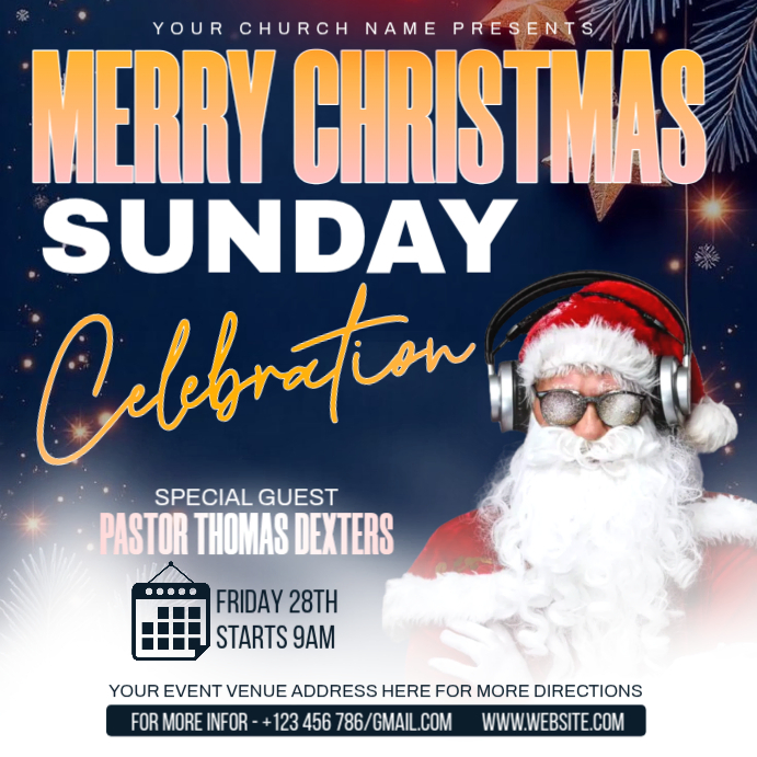 Religious Christmas Poster Template | PosterMyWall