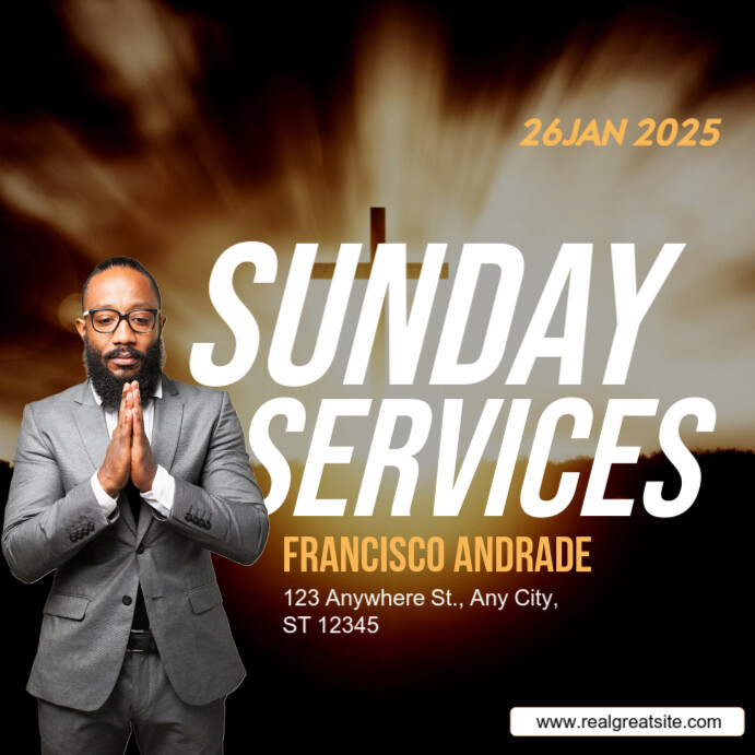 Religious Flyer Christian Worship Template | PosterMyWall